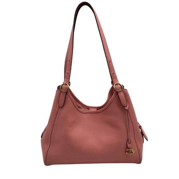 Coach | Bags | Coach Rose Pebbled Leather Bolsa Lori Shoulder Bag C4824 ...